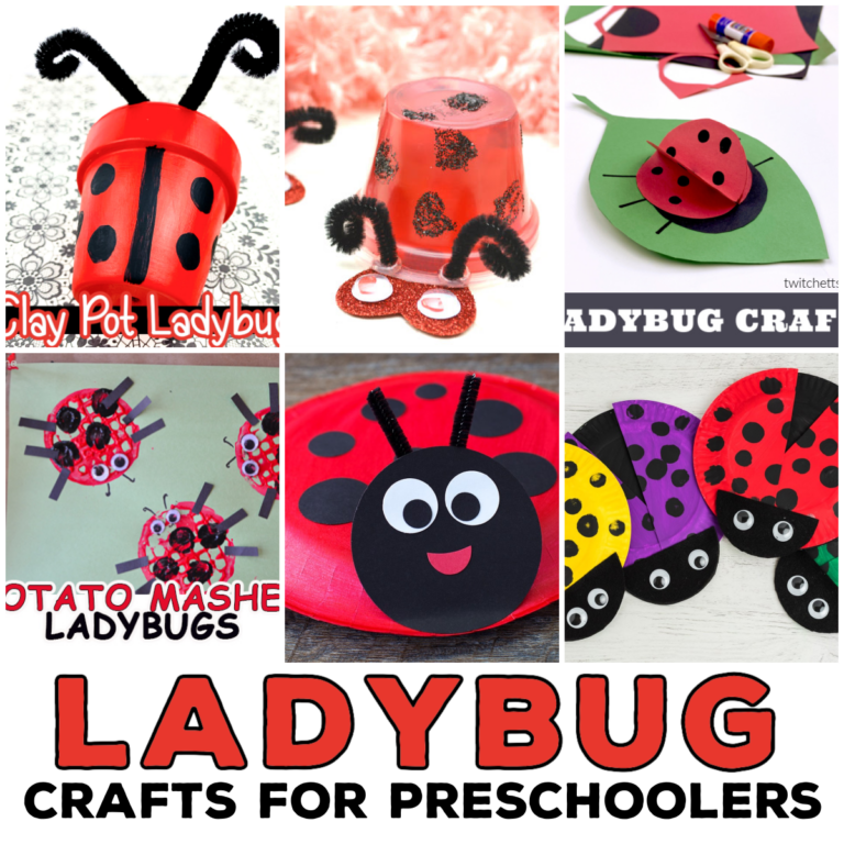 Ladybug Crafts for Preschoolers - Preschool Arts and Crafts