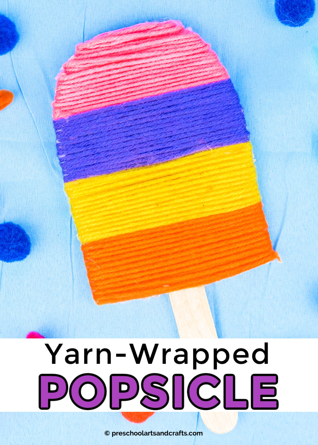 Popsicle Craft for Preschoolers - Preschool Arts and Crafts