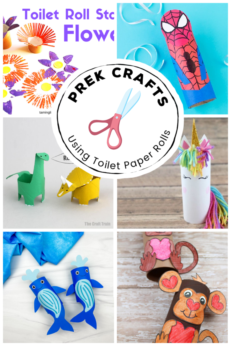 Toilet Paper Roll Crafts for Preschoolers - Preschool Arts and Crafts