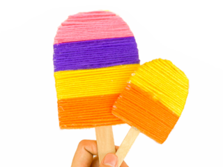 Yarn and Popsicle Stick Crafts