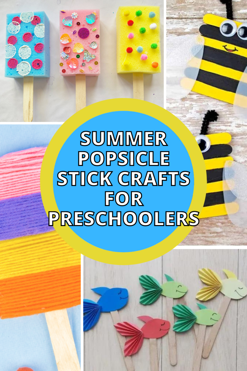 20 Summer Popsicle Stick Crafts for Preschoolers