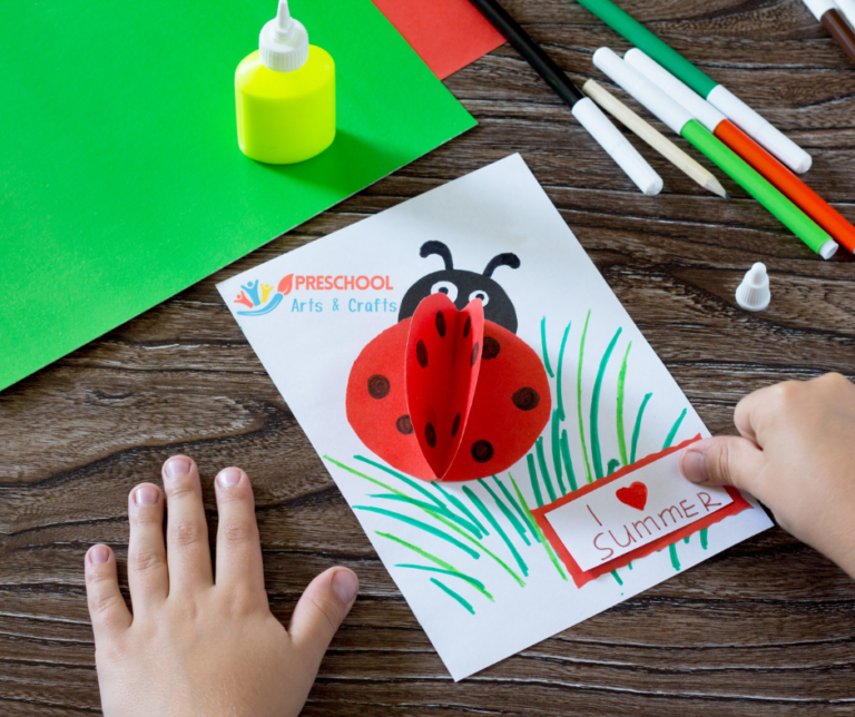 Ladybug Crafts for Preschoolers - Preschool Arts and Crafts